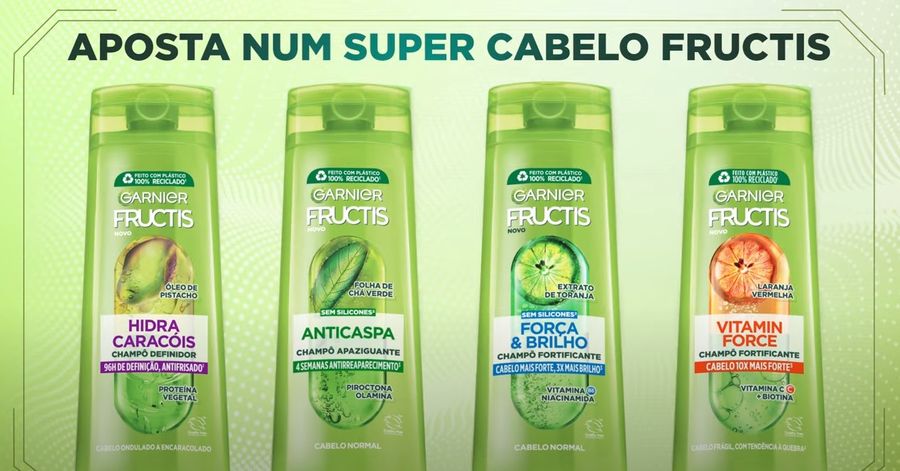 Aposta Num Super Cabelo Fructis Men: Força e Vitalidade | Garnier