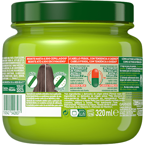 Máscara Fructis Vitamin Force - Gama de produtos | Garnier