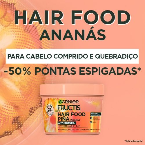 Máscara Hair Food Ananás - Gama de produtos cabelo | Garnier