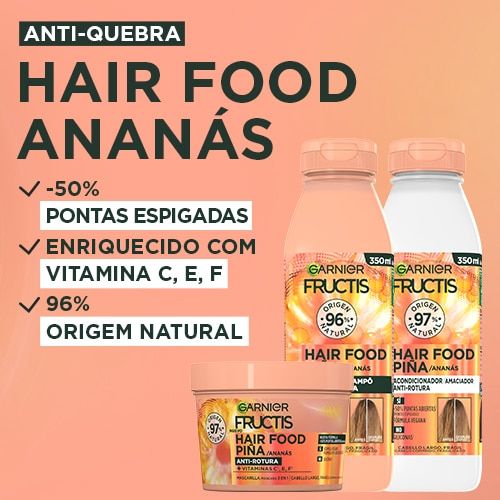 Máscara Hair Food Ananás - Gama de produtos cabelo | Garnier