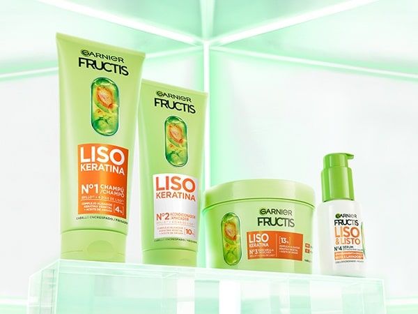Fructis Liso Queratina: Gama de produtos com queratina | Garnier