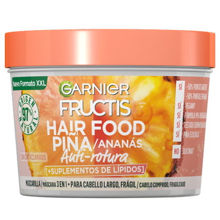 Máscara Hair Food Ananás - Gama de produtos cabelo | Garnier